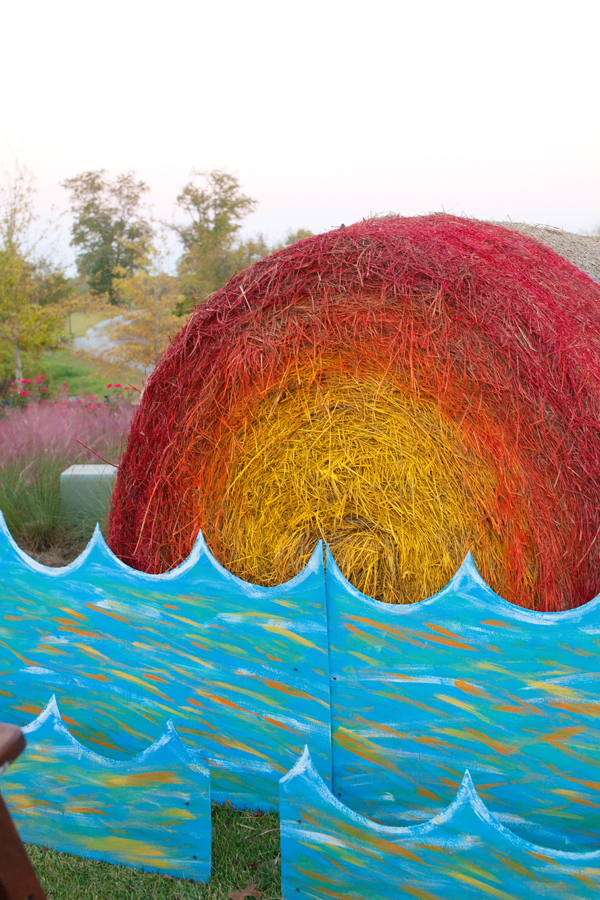 Hay Bale Decorating | Rainbow - The Lettered Cottage