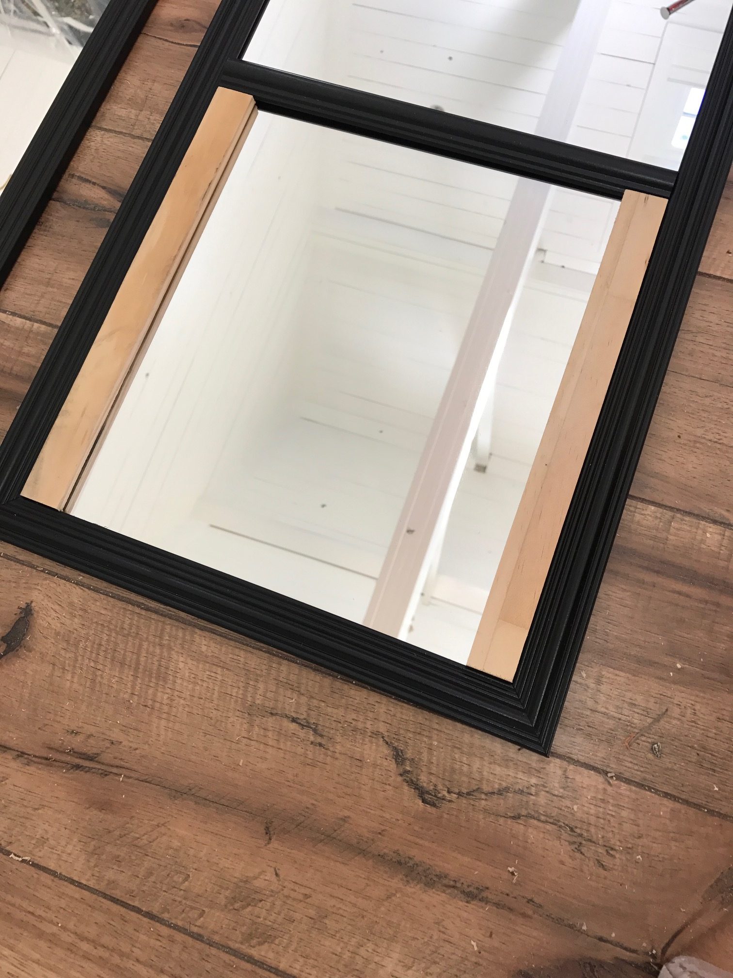 DIY Window Pane Mirror Tutorial - The Lettered Cottage