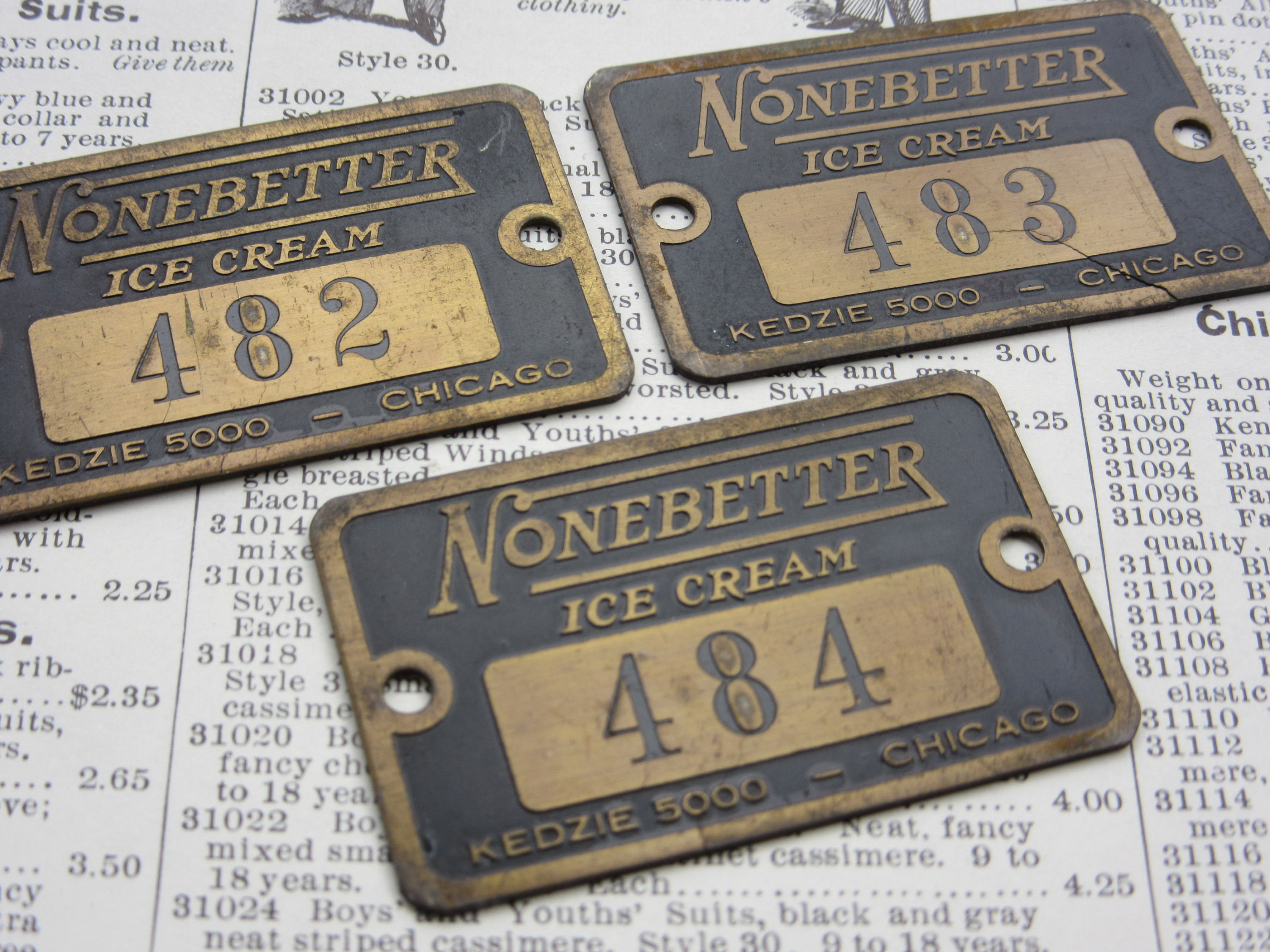 Locker Numbers | Brass Bronze Black | The Lettered Cottage - The ...